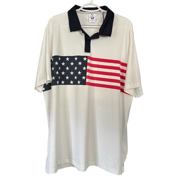 Puma | Shirts | Puma Volition America Polo Shirt Xl Golf Upf 4 New Usa ...